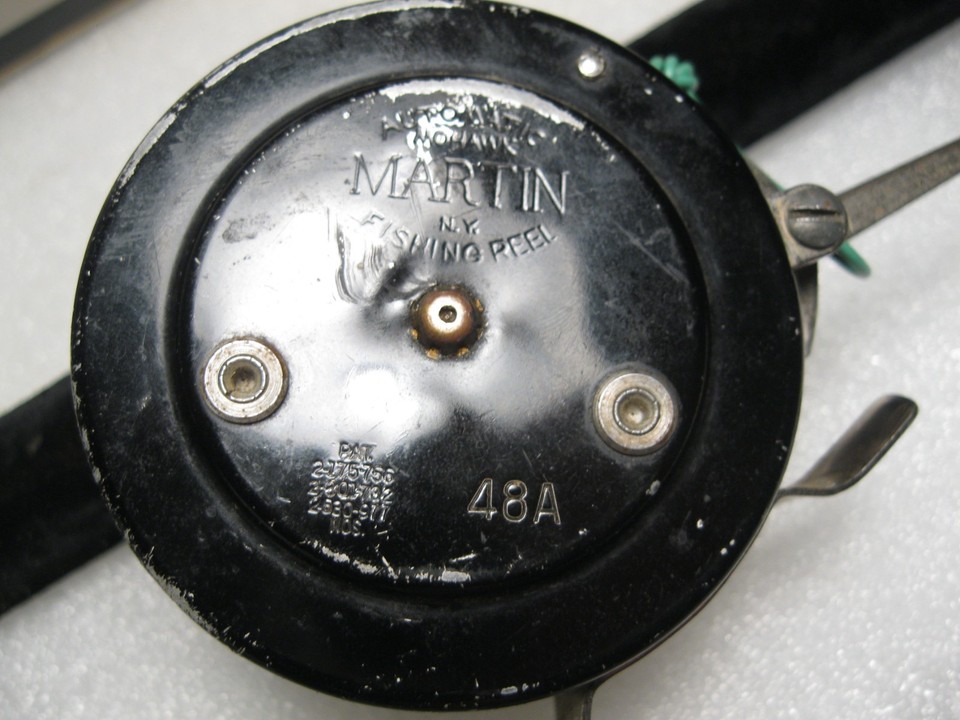 Vintage Martin Mohawk 48A Automatic Fly Fishing Reel w/ Line Works Fine ...