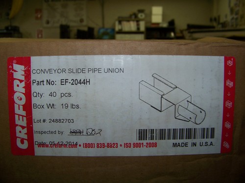Creform Conveyor Slide Pipe Union 40 ea. # EF-2044H Neuf | eBay