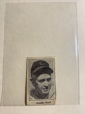 Muddy Ruel Cleveland Indians 1950 Sporting News Baseball Panel | eBay.de