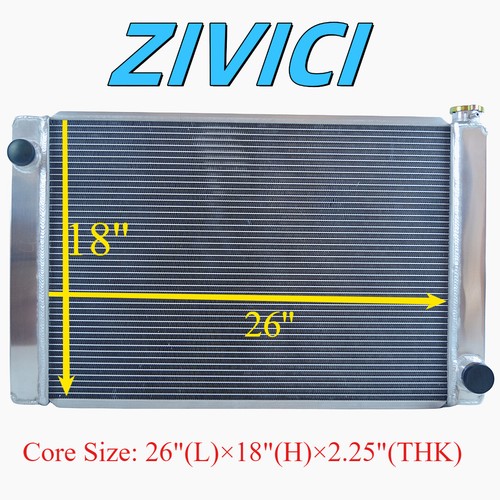 CORE 26''x18'' 3 ROW ALUMINUM RACING UNIVERSAL RACE RADIATOR CHEVY ...