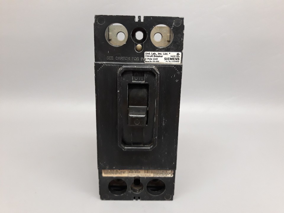 Siemens QJ22B150 150 Amp 2 Pole Main Circuit Breaker ITE 150A 2P | eBay