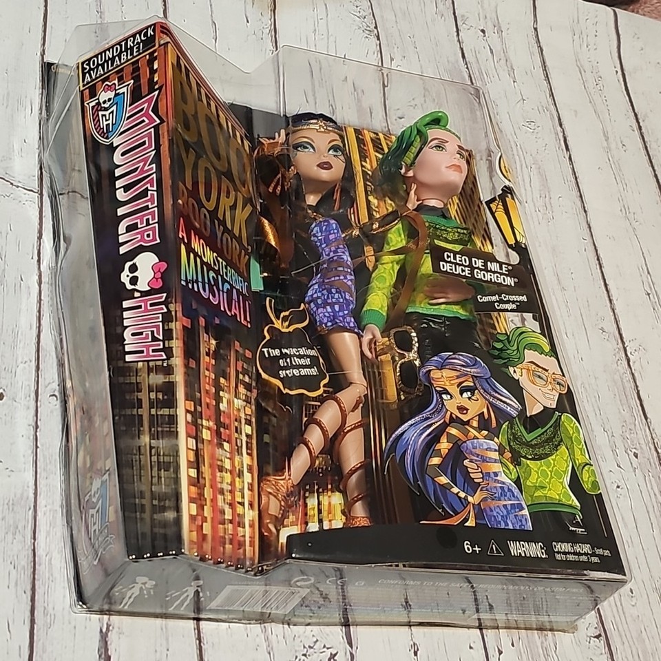 Monster High CLEO DE NILE & DEUCE GORGON Boo York Boo York Mattel NIB ...