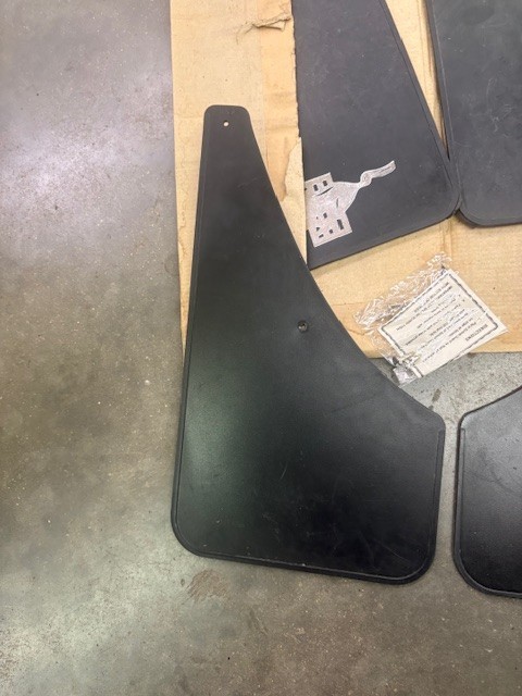 Vintage Ford Mustang ii MUD FLAPS SPLASH GUARD CAR SET 74 75 76 77 78 ...
