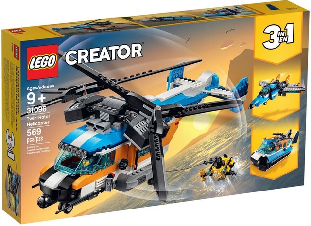 LEGO Creator Twin-Rotor Helicopter (31096) for sale online | eBay