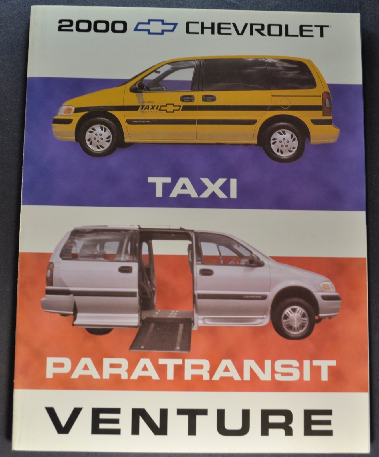 2000 Chevrolet Venture Taxi & Paratransit Catalog Brochure Excellent ...