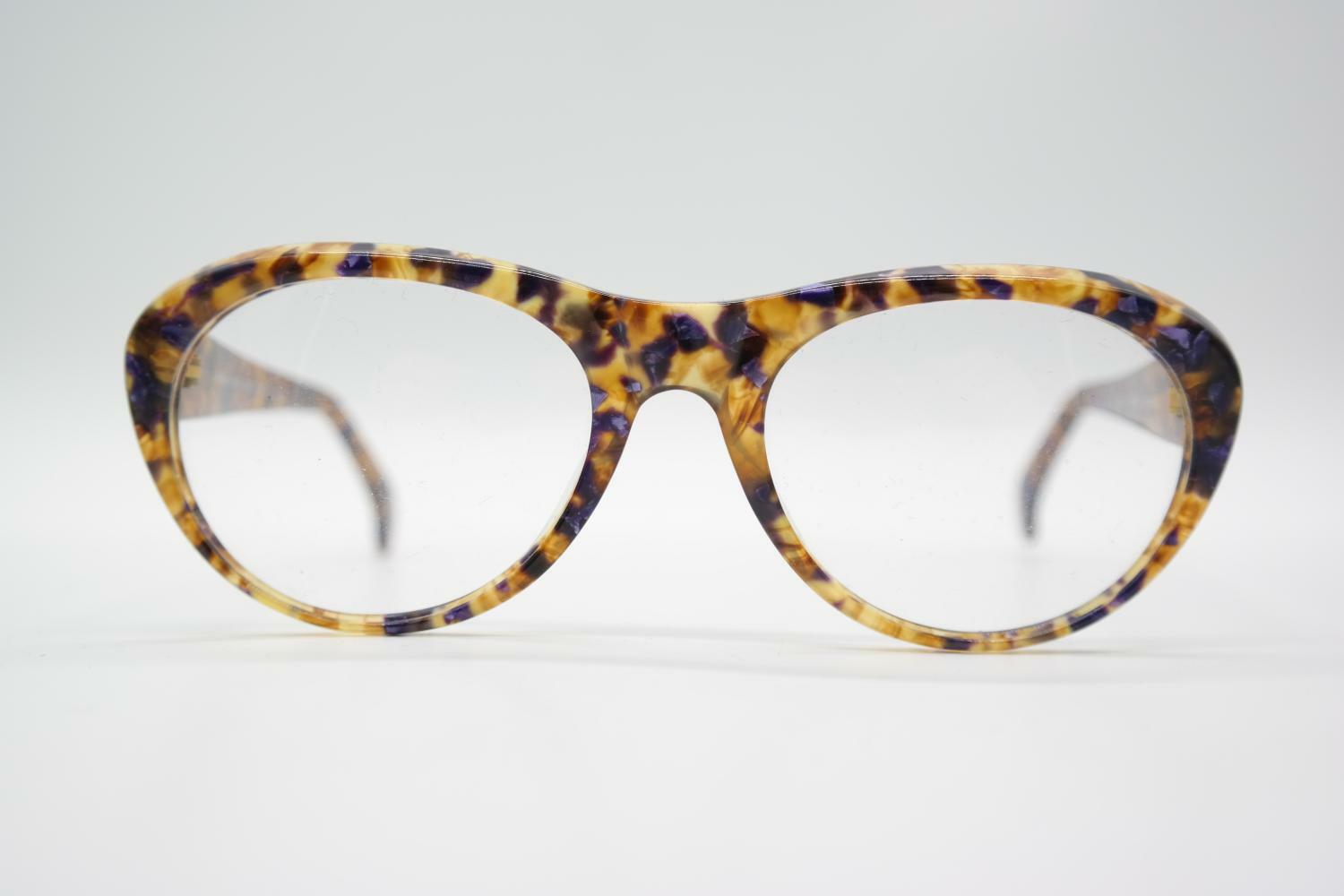 Vintage Christian Roth Series 5999 Brown Violet Oval Glasses Frame NOS ...