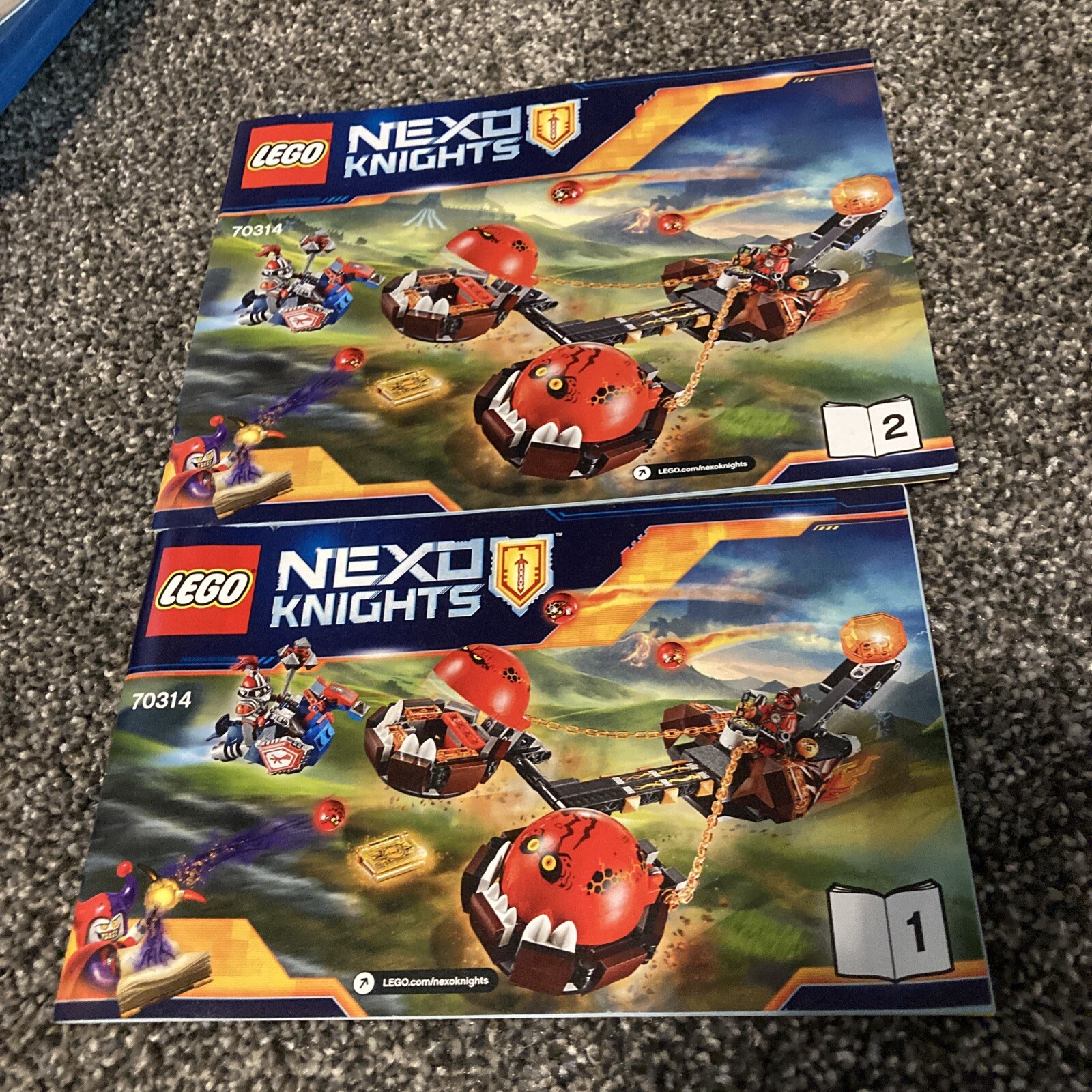 LEGO 70314 NEXO KNIGHTS BEAST MASTERS CHARIOT INSTRUCTION BOOKLET ...