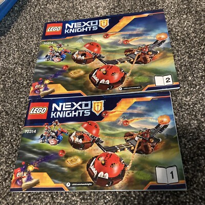 LEGO 70314 NEXO KNIGHTS BEAST MASTERS CHARIOT INSTRUCTION BOOKLET ...