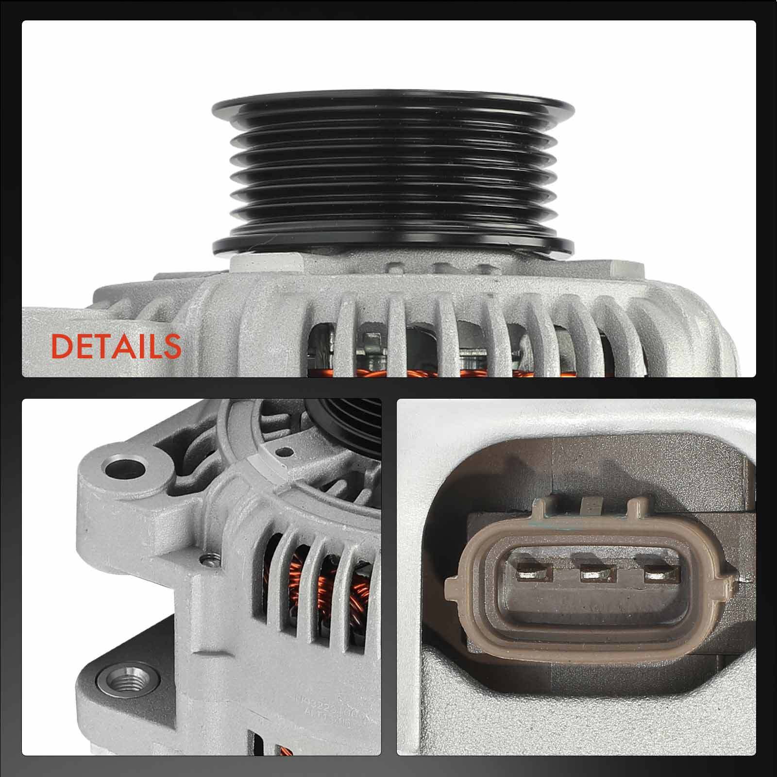 Alternator for Toyota Avalon 1998-2004 V6 3.0L 100 A/12 Volt CW 6 ...