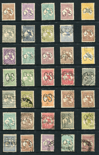 AUSTRALIA Bulk Kangaroos (187) PERF OS perf 'OS/NSW' Unchecked States ...