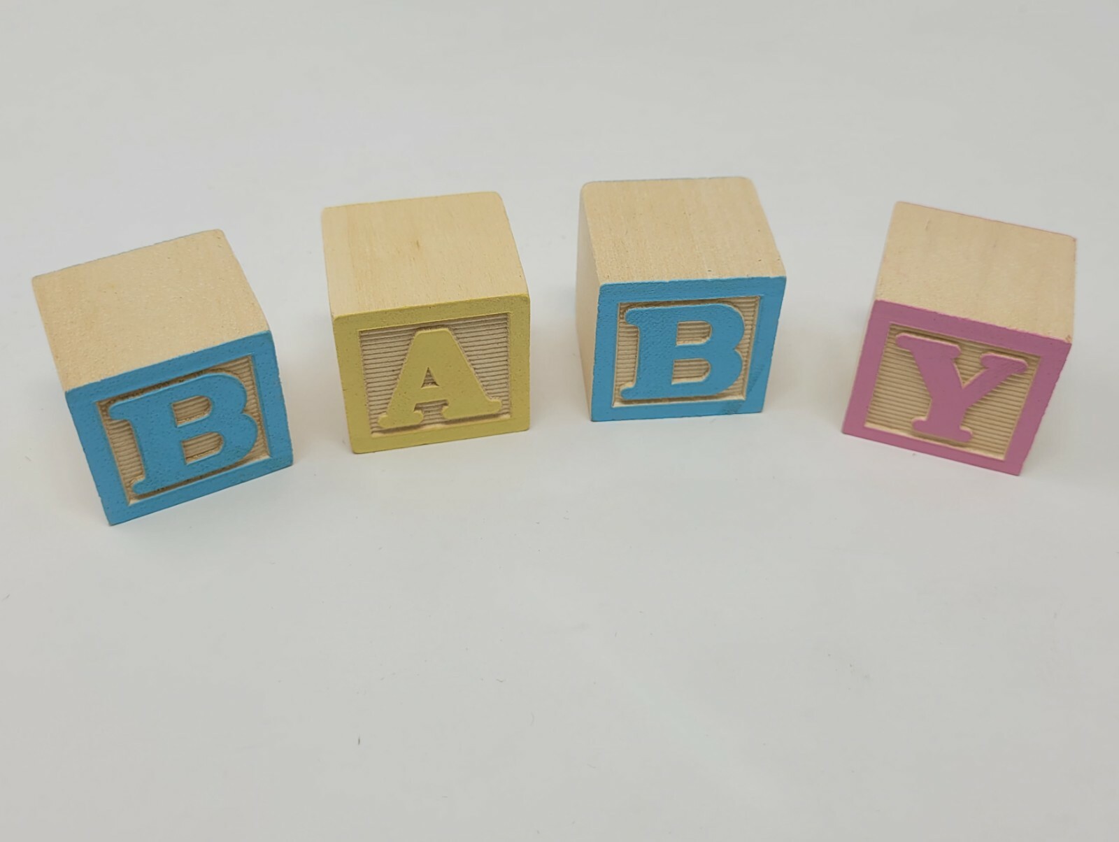 Wooden Alphabet Blocks Pastel