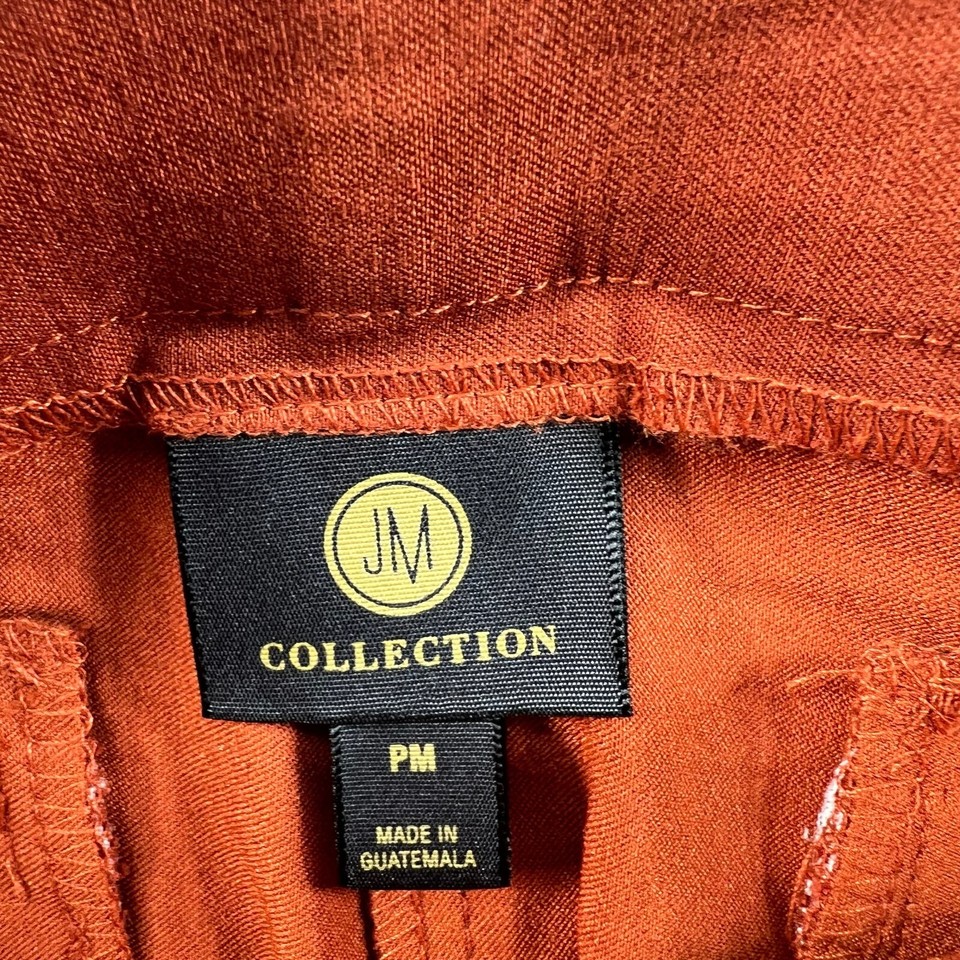 JM Collection Pull On Pants Womens Size Medium Petite PM Brown Tummy ...