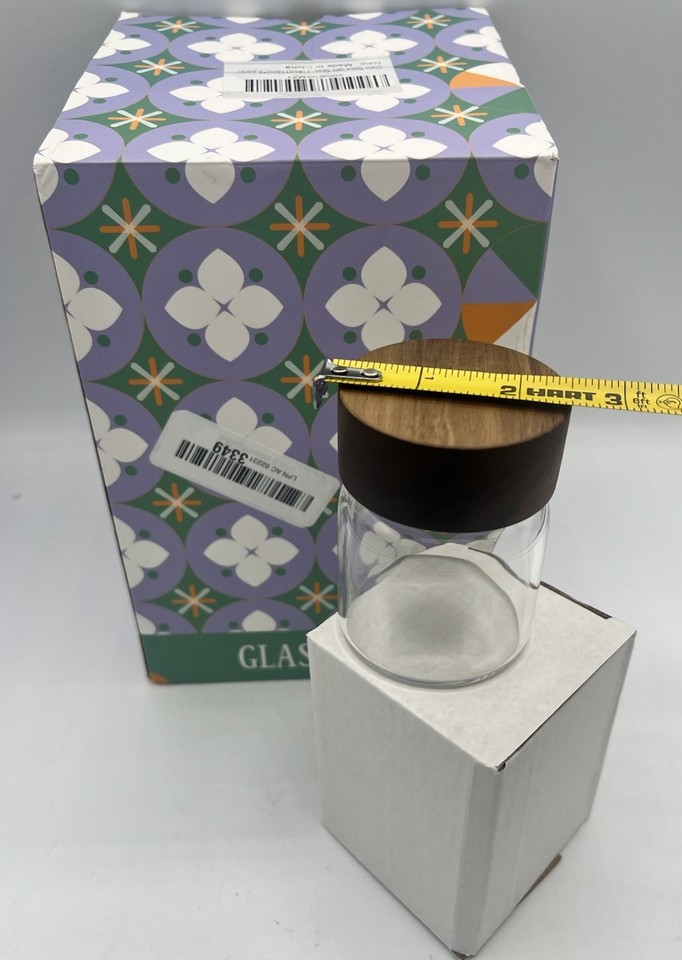 Glass Spice Jars Seasoning Containers Small Glass Jars with Lids ...