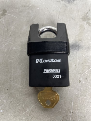 NEW Master Lock Pro Series 6321 Padlock 6321KA With 1 Key. | eBay