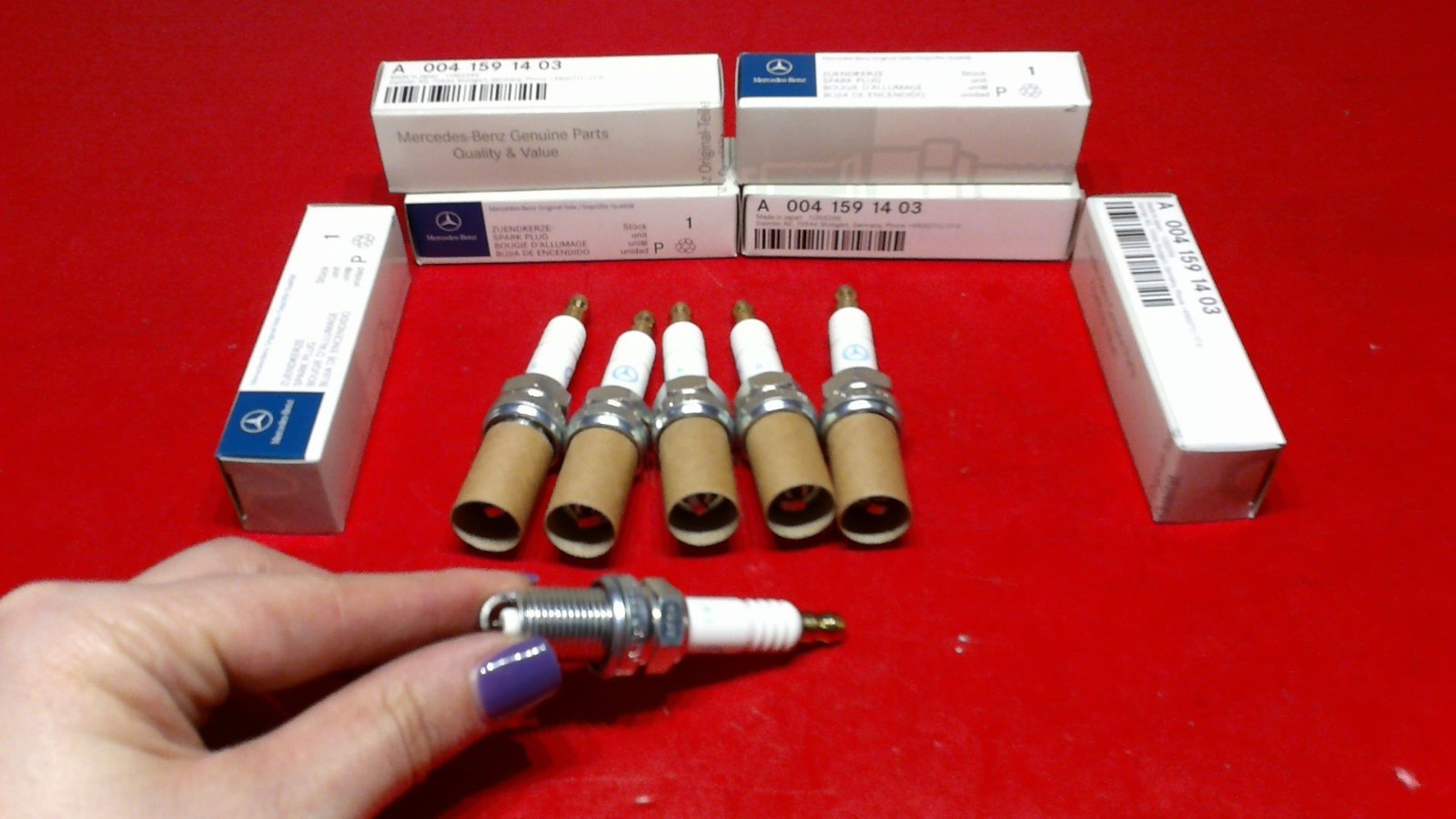 Ignition Spark Plug Set Of X6 For Mercedes Benz CL600 CL65 G65 S600 S65 ...