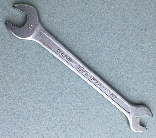 WRENCH 13/14 USAG N°252 VANADIUM EXTRA SPANNER DE TOMASO MANGUSTA NO ...