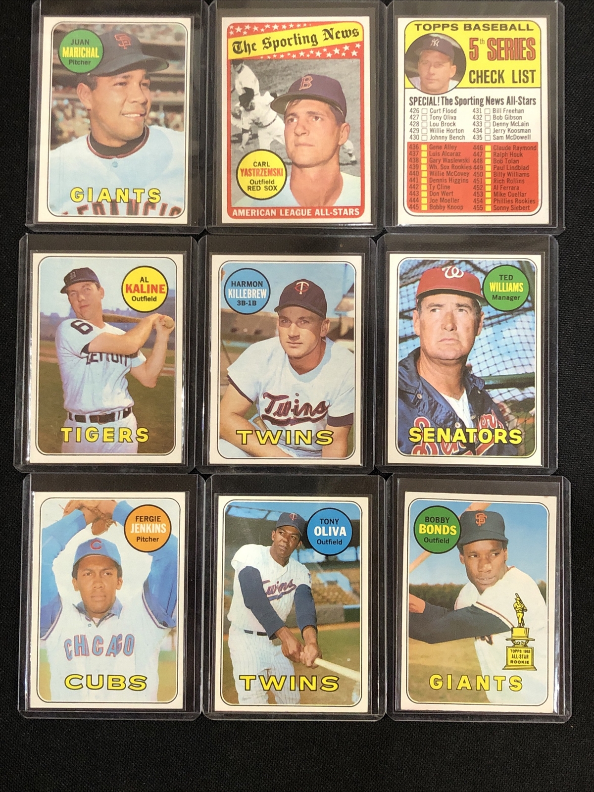 1969 TOPPS BASEBALL COMPLETE SET NM BEAUTIFUL Mickey Mantle, Jackson RC ...