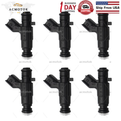 Set(6) Fuel Injectors For 2004-2008 Buick-Cadillac 3.2L 3.6L ...
