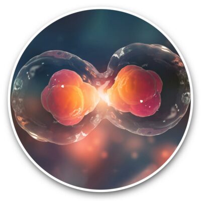 2 x Vinyl Stickers 20cm - Cell Division Biology Science #44548 | eBay UK