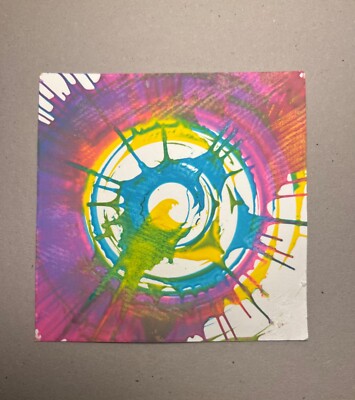Spin abstract art. 5 x5 inch. | eBay
