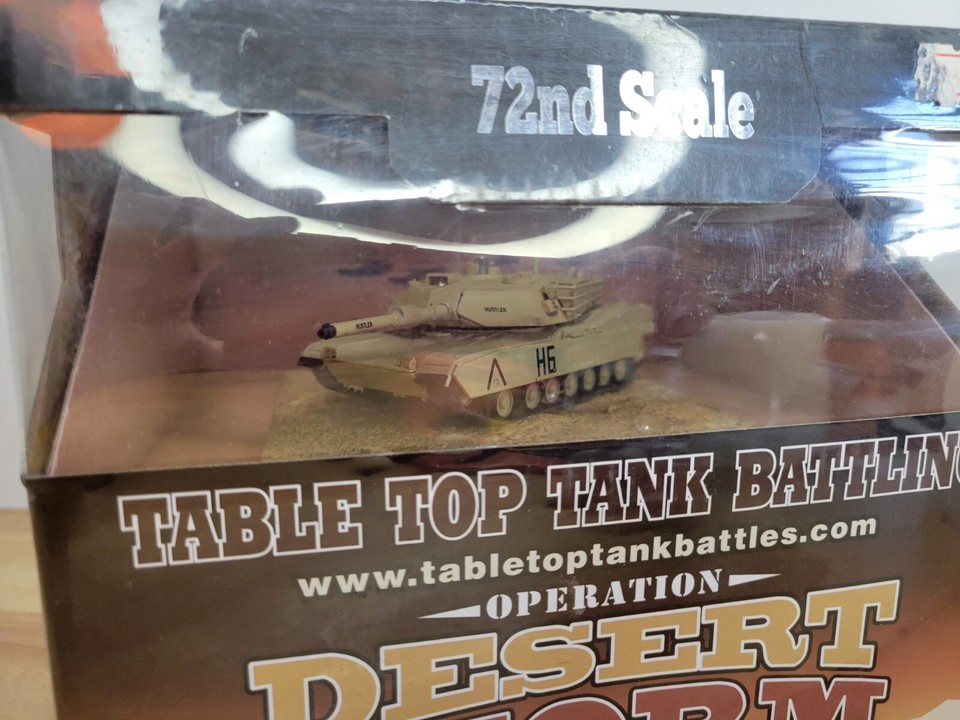 IMEX 72nd Scale Table Top Tank Battling Desert Storm Abrams New Sealed ...