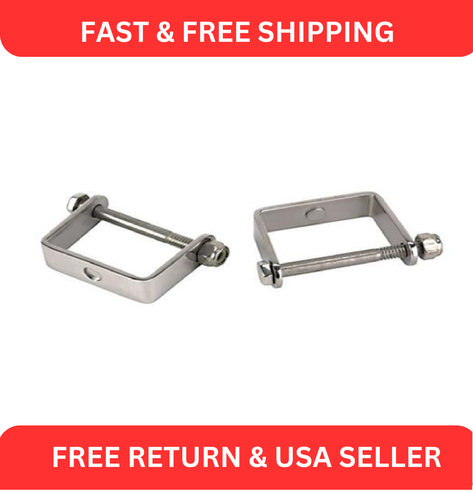 Stainless Steel Spring Clamps, 1-3/4 Inch Wide Leaf Spring | eBay