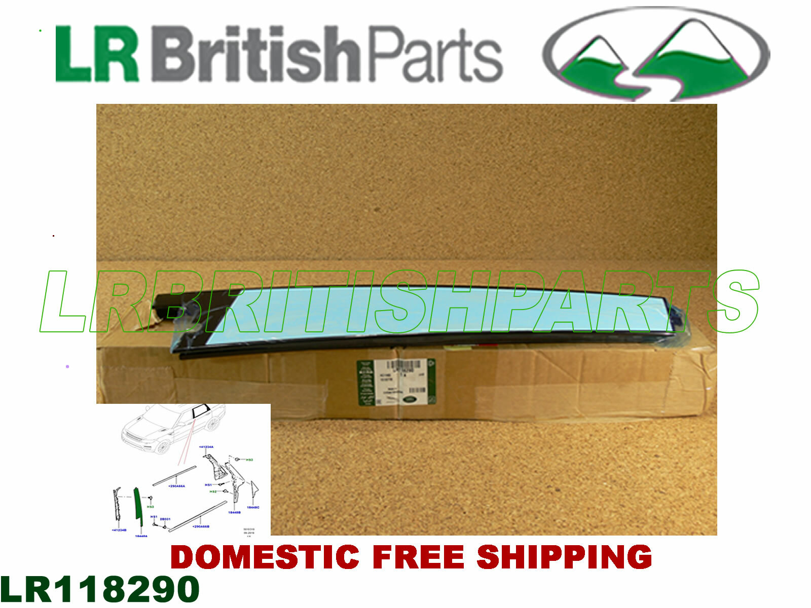 GENUINE LAND ROVER FINISHER C PILLAR RANGE ROVER SPORT 15-22 RH NEW ...