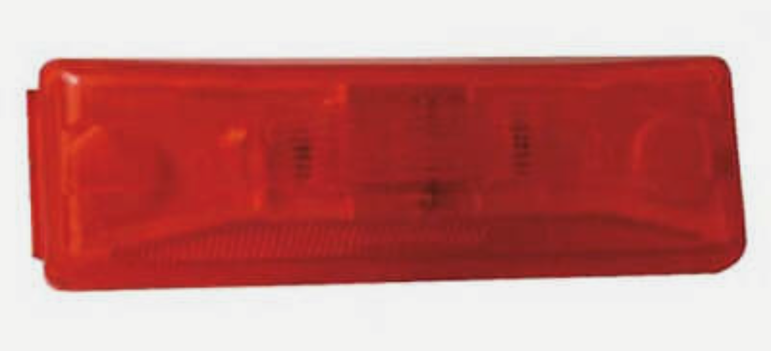 GROTE 46742 1" X 4" CLEARANCE MARKER LIGHT LAMP DOUBLE BULB RED | eBay