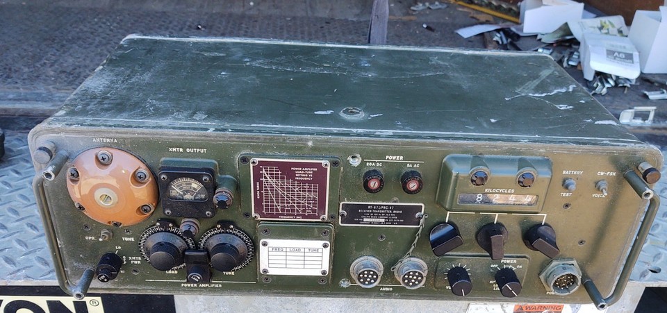 Military Radio Transceiver Collins Prc-47 Rt-671 HF Receiver | eBay