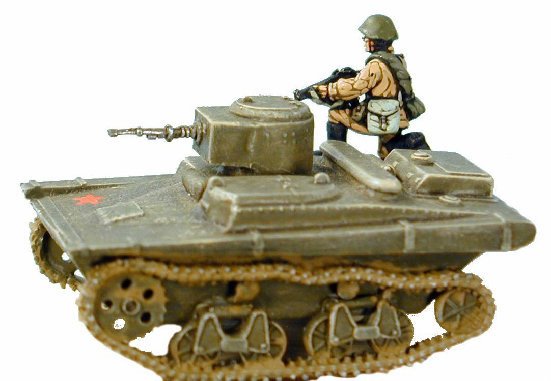 SHQ RV05 1/76 Diecast WWII Russian T37 Amphibious Light Tank | eBay