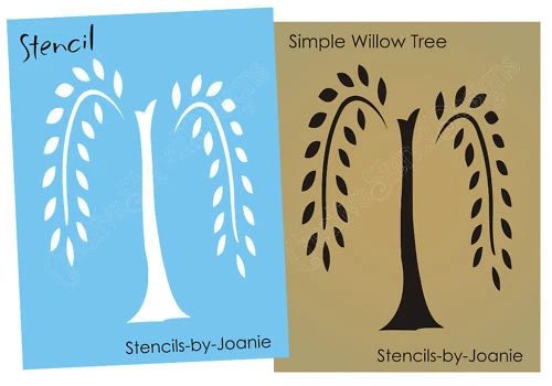 Printable Willow Tree Stencil