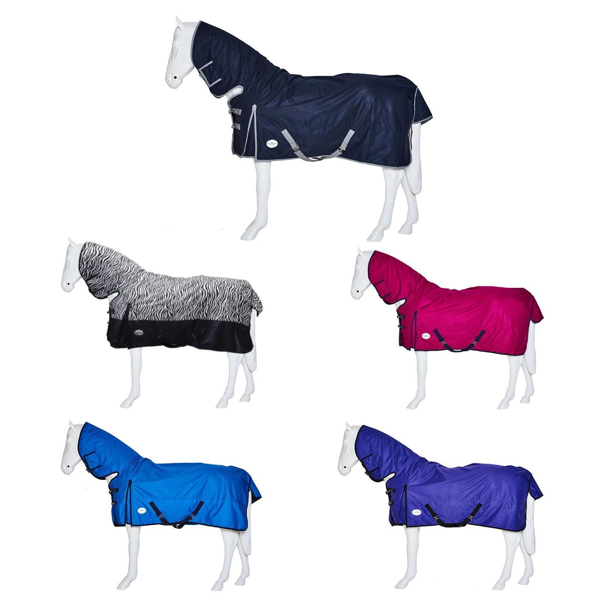 Horse Sheets Hilason 1200D Waterproof Turnout Sheet For Horses - Winter ...