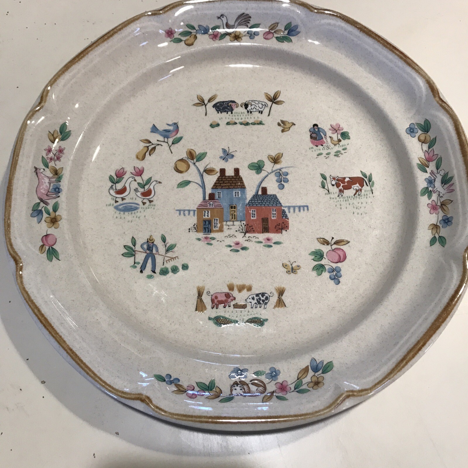 Vintage International China Stoneware Heartland Pattern Japan 12 ...