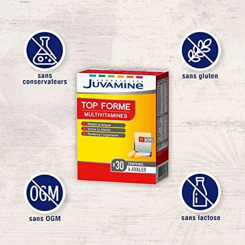 JUVAMINE Top Forme Multivitamines Aide à réduire la fatigue Soutient l ...