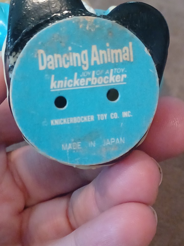 Vintage Knickerbocker Clown Wind Up Dancing Animals Toy Bobble Head ...