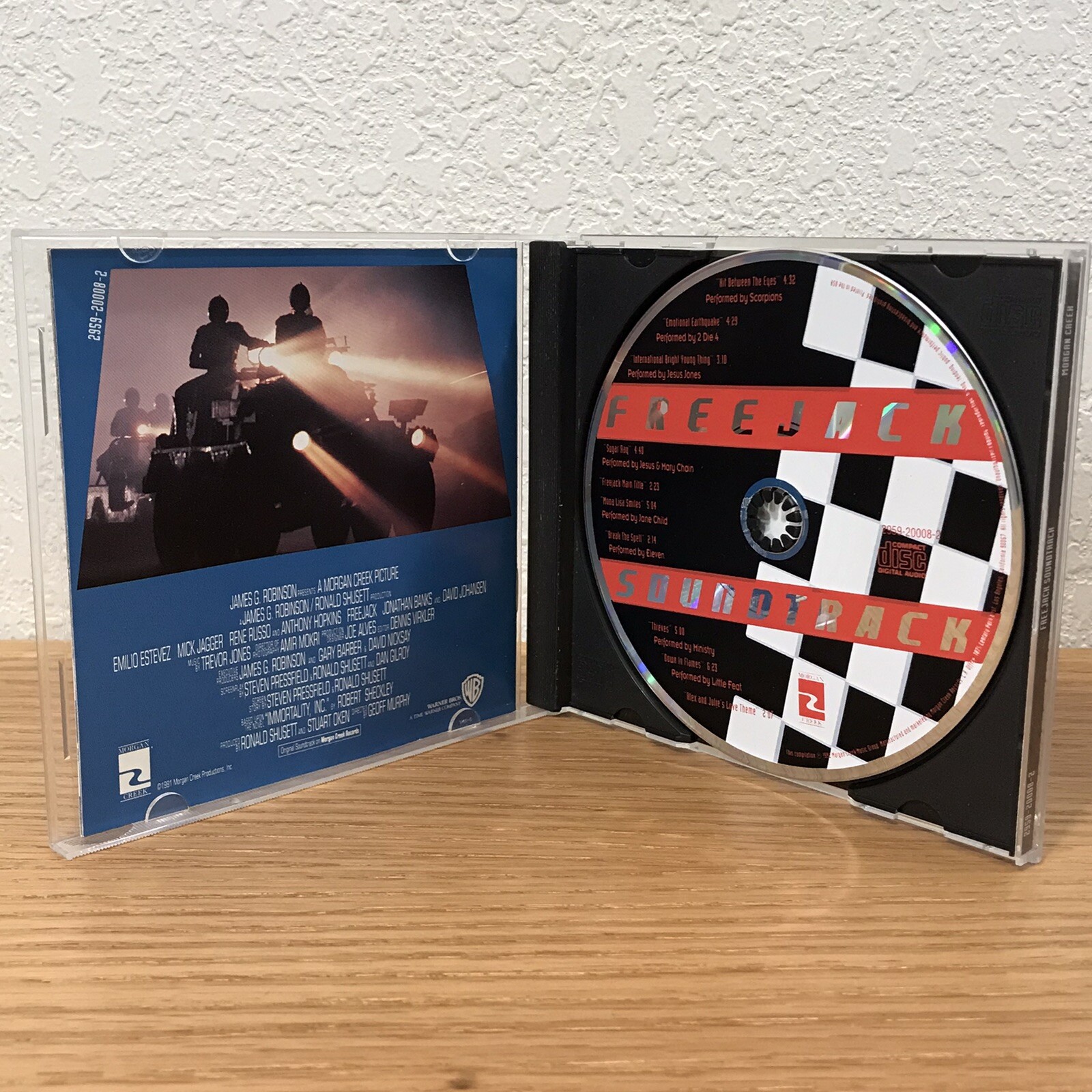 Freejack: Soundtrack (CD, 1992, Morgan Creek) 2959-20008-2 ~ EUC! SEE ...