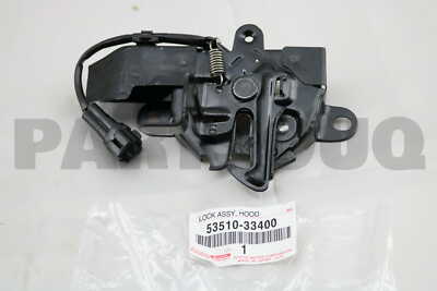 5351033400 Genuine Toyota LOCK ASSY, HOOD 53510-33400 | eBay