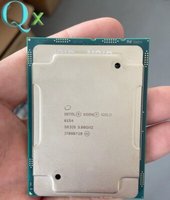 Intel Xeon Gold 6154 LGA3647 CPU Processors 18C/36T 3.0 GHz 24.75 MB ...