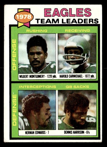 Montgomery / Harold Carmichael / Herm Edwards 1979 Topps Card #151 ...