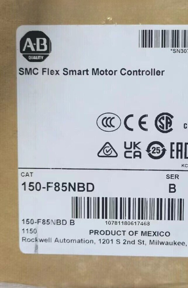 New Allen-Bradley 150-F85NBD SMC Flex Smart Motor Controller AB150 ...
