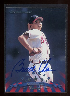 1998 Donruss BRUCE CHEN Signed Card autograph auto BRAVES METS PHILLIES ...