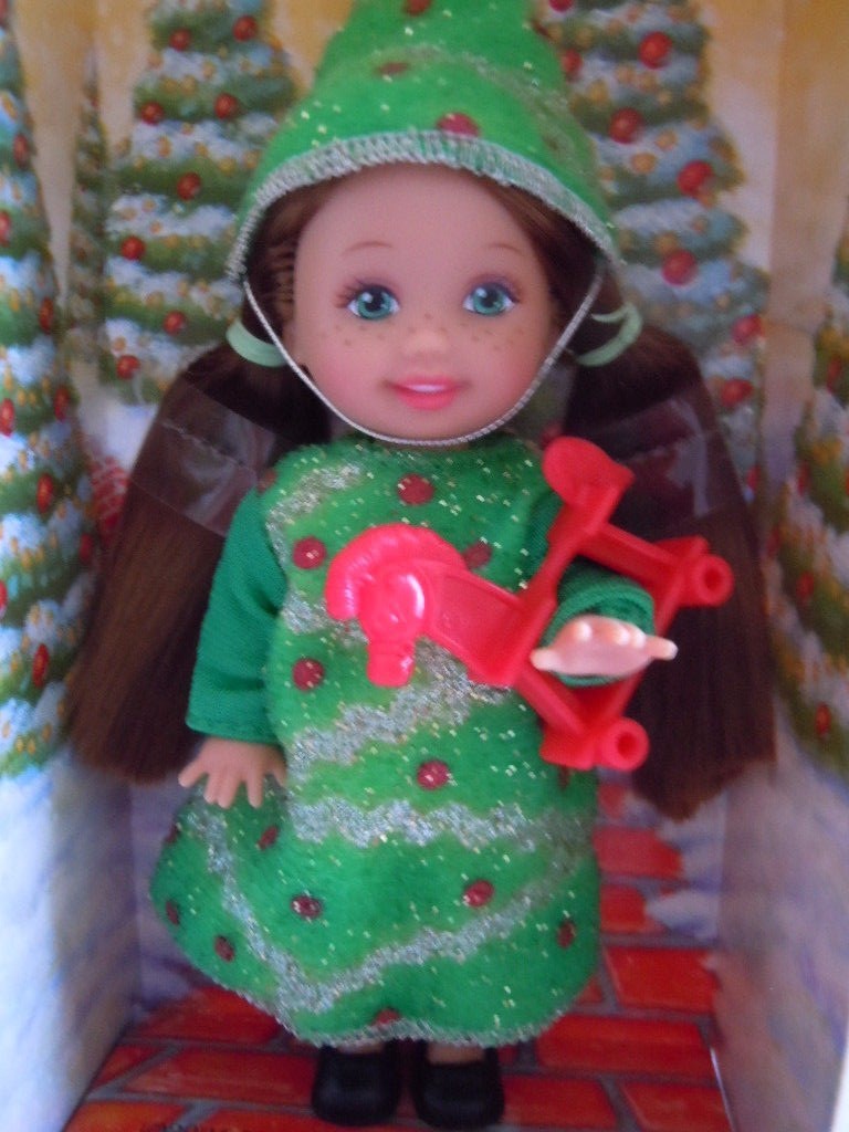 RARE ! 2001 MATTEL KELLY CLUB " CHRISTMAS TREE CHELSIE "DOLL CHRISTMAS ...
