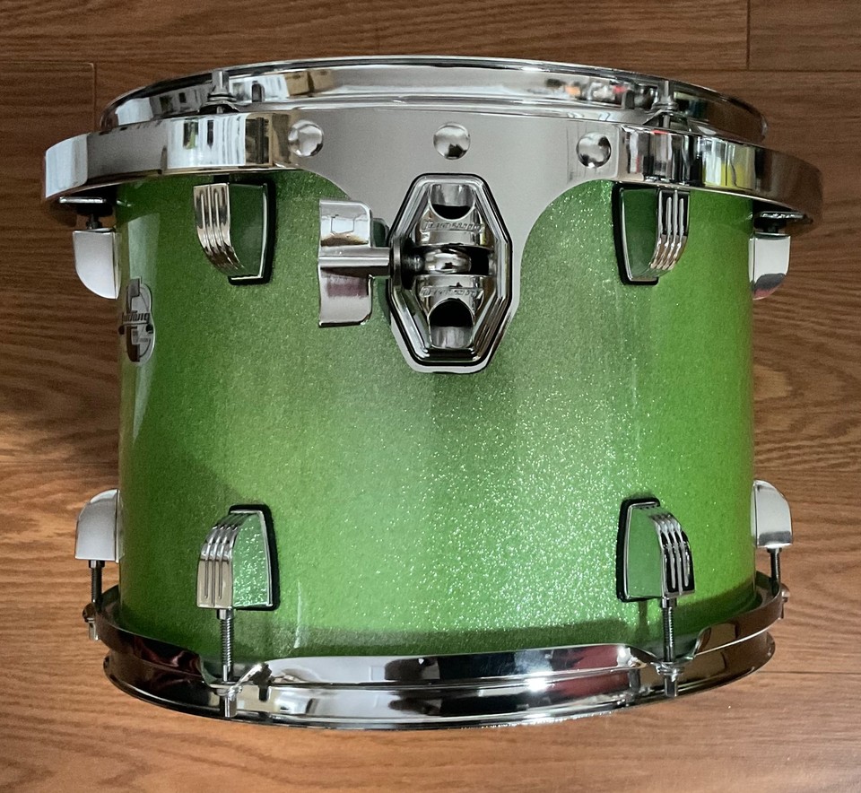 Ludwig Element Evolution 9x12” Rack Tom (Drum) Mint Sparkle w. Mount | eBay