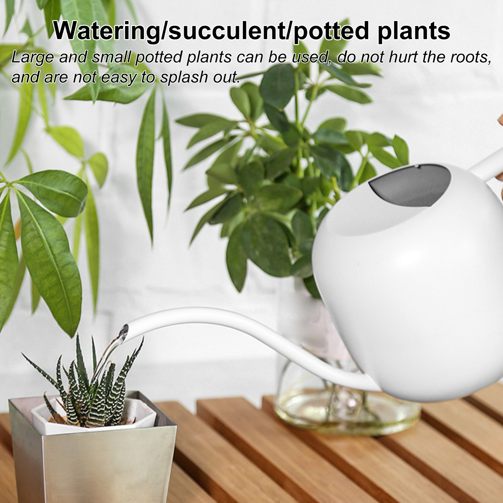 1200ml Plant Watering Pot Modern Watering Indoor Outdoor Plants Flowers ...
