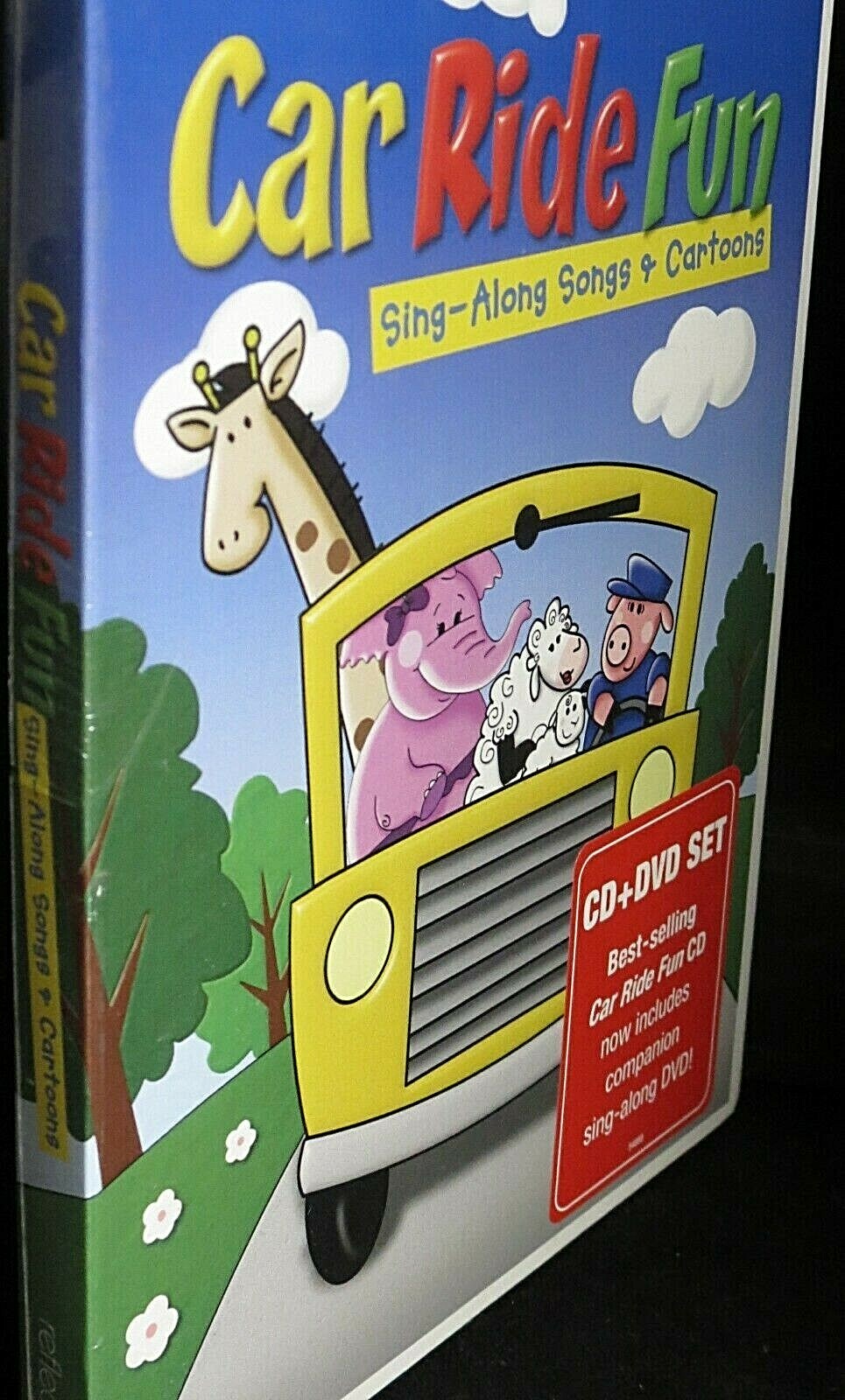 CAR RIDE FUN! New! CD & DVD, 20 Kids Sing along 16 Cartoons DVD ,Home ...