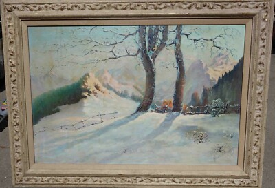 Mahail (Michael) CHERKAS (Father of Constantine) Russian Snow Scene ...
