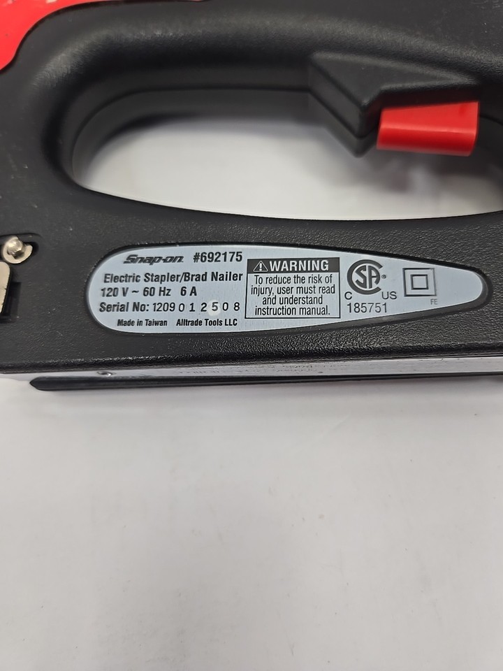 Snap On 4 in 1 Power Shot Electric Staple/Brad Nailer #692175 | eBay