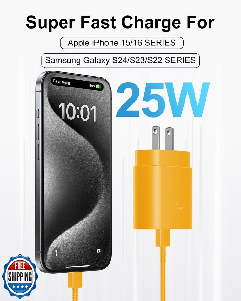 Type C Charger Fast Charging, 2Pack [10FTand6FT] Long USB C Cable | eBay