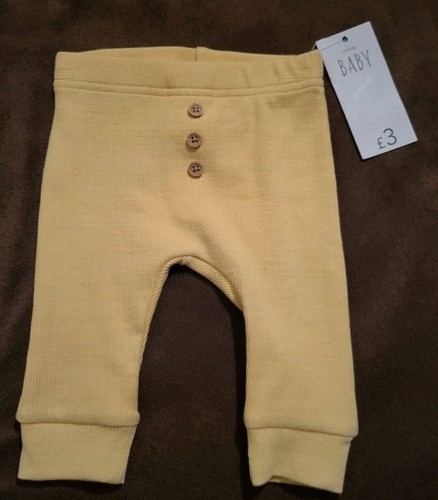 Brand New with Tags First Size George Baby Yellow Pants Leggings New ...