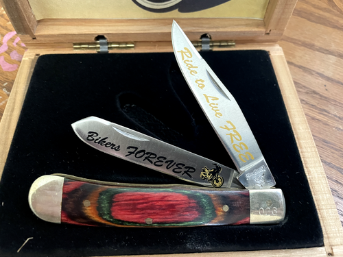 Frost Cutlery "Ride to Live FREE" Collector Series Bikers FOREVER # 26 ...